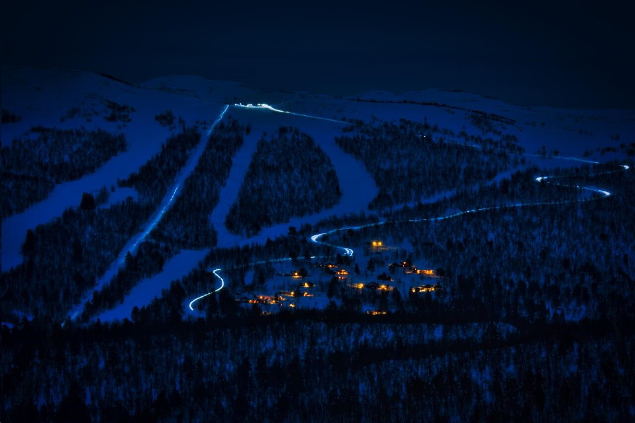 Lift-based night sledding near Geilo | Fun & Adventure